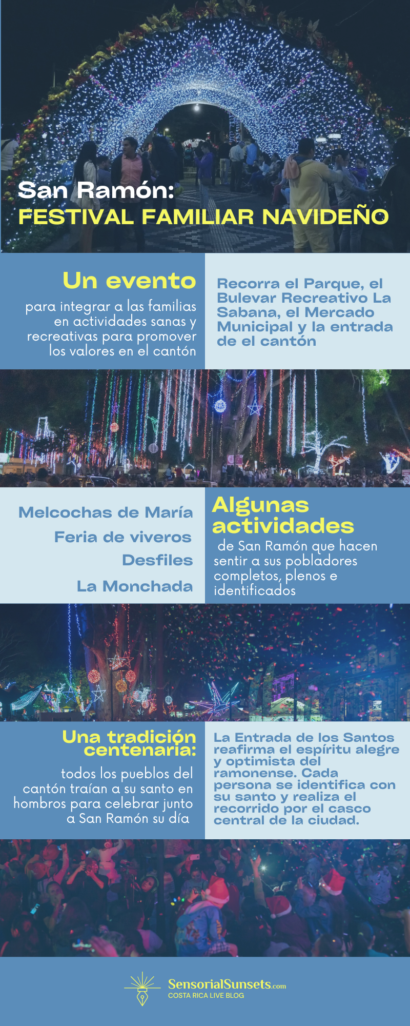 San Ramón: festival to mark the beginning of Christmas - SensorialSunsets